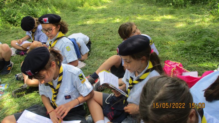 Activité décodage pour les Guides & Scouts d'Europe