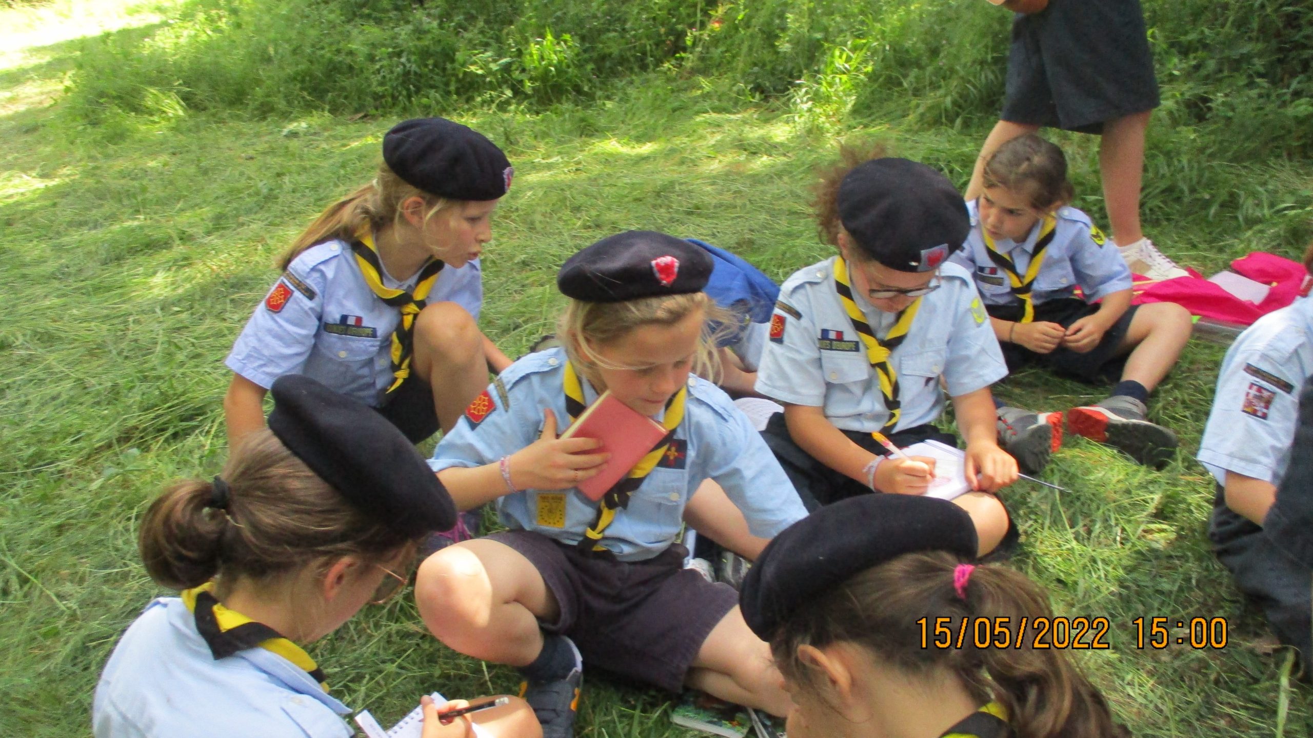 Activité décodage pour les Guides & Scouts d'Europe