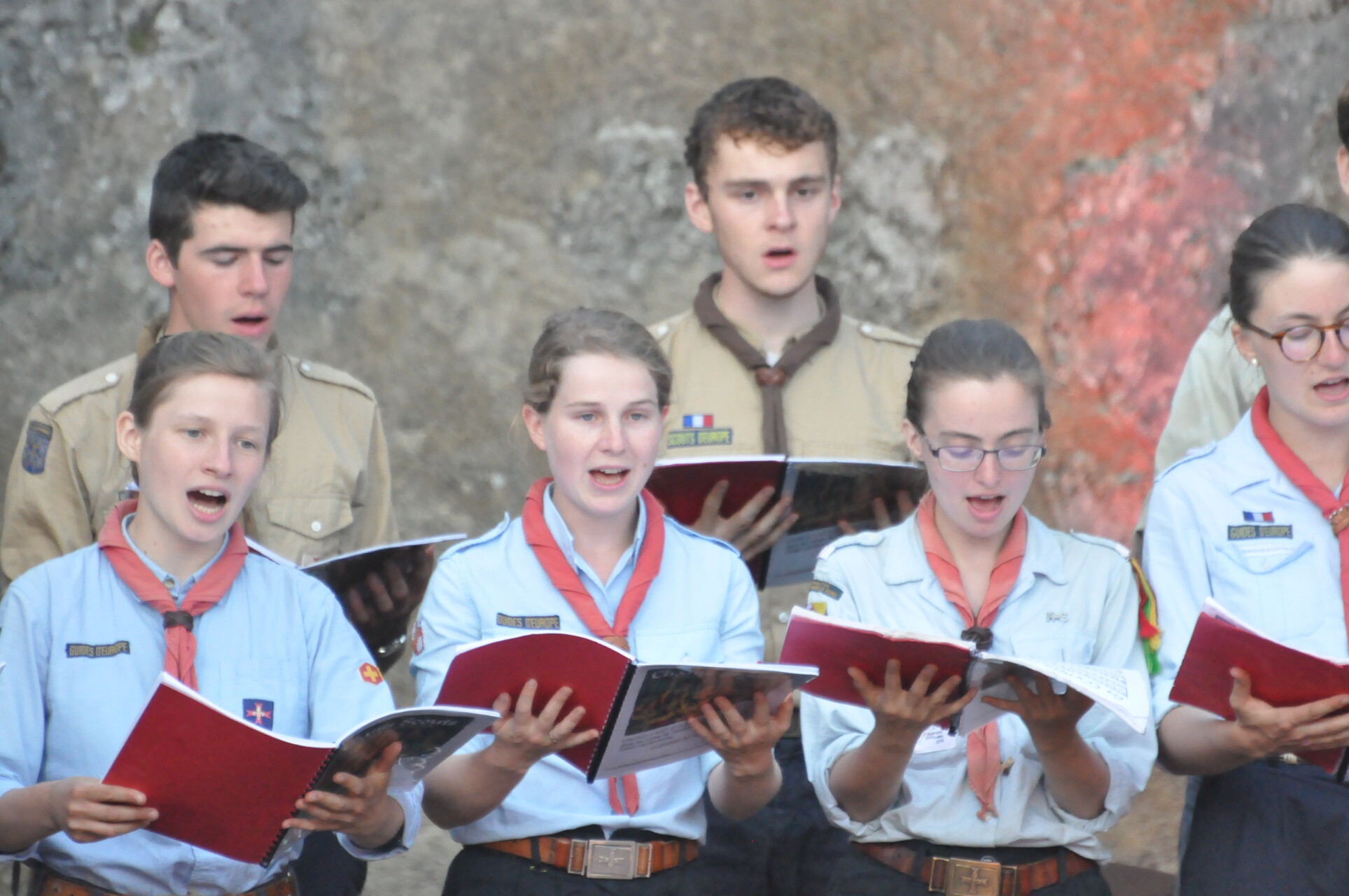 La Route Chantante des Guides et Scouts d'Europe, trente ans de routes ...